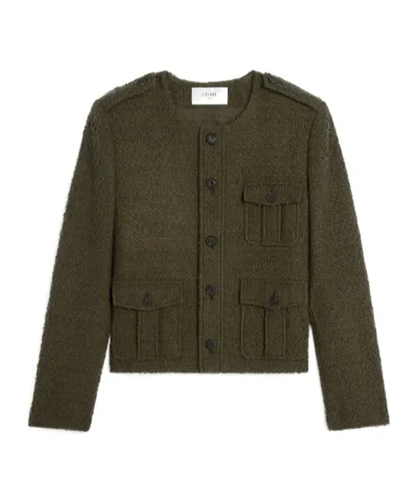 Celine Cashmere Bouclette Jacket