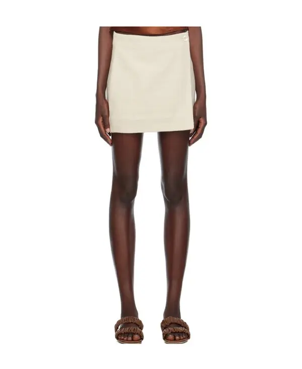 Staud Wrap Miniskirt