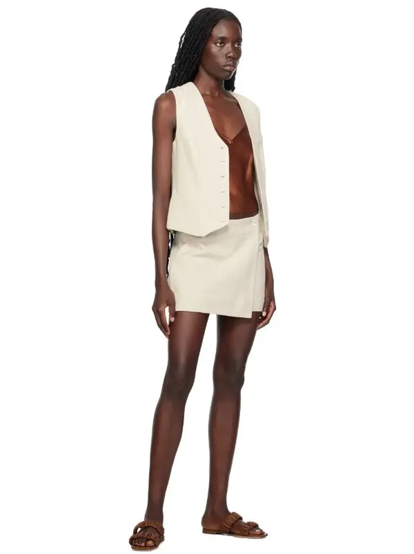 Staud Wrap Miniskirt