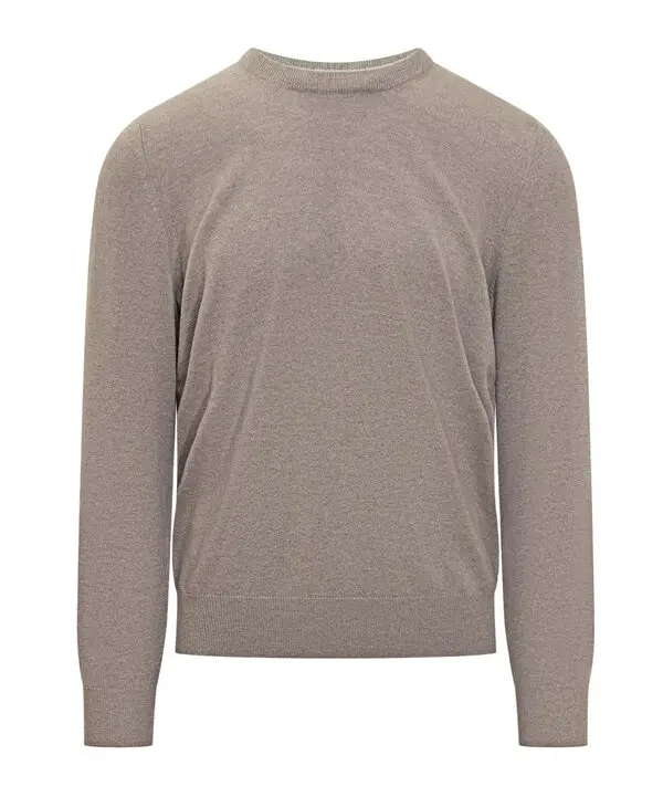 Brunello Cucinelli Crewneck Knitted Jumper - Gray