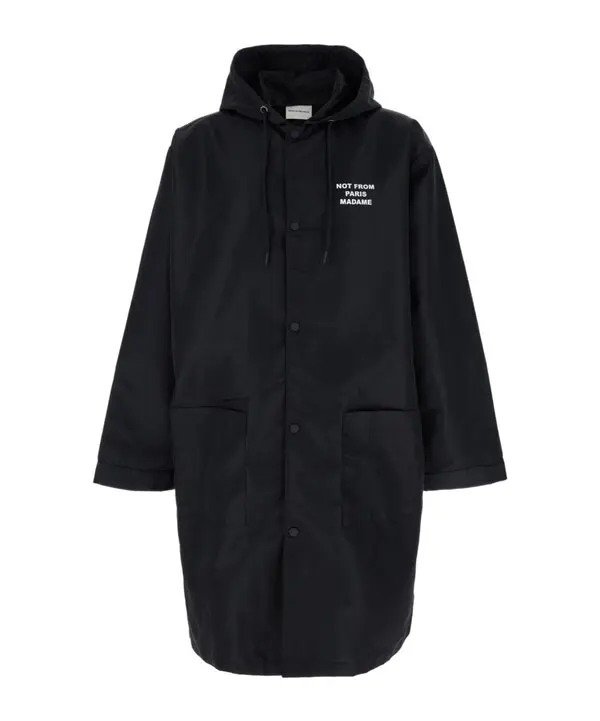 Drole De Monsieur Long Parka - Black