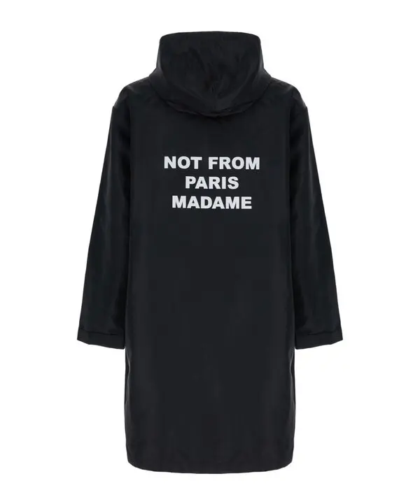 Drole De Monsieur Long Parka - Black