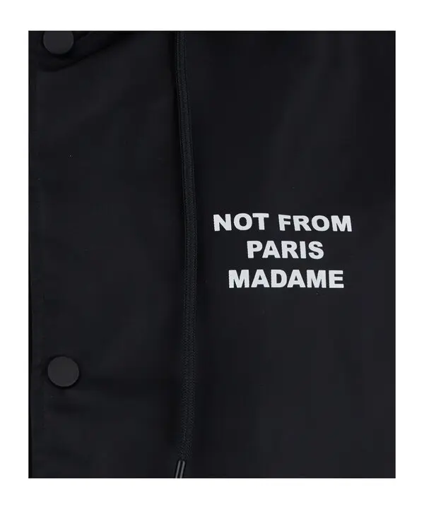 Drole De Monsieur Long Parka - Black