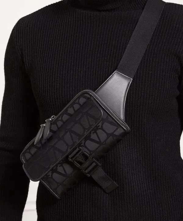 Valentino Garavani Iconographe Nylon Belt Bag
