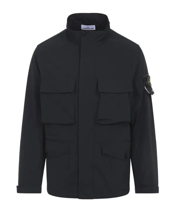 Stone Island Logo Patch Detail Jacket