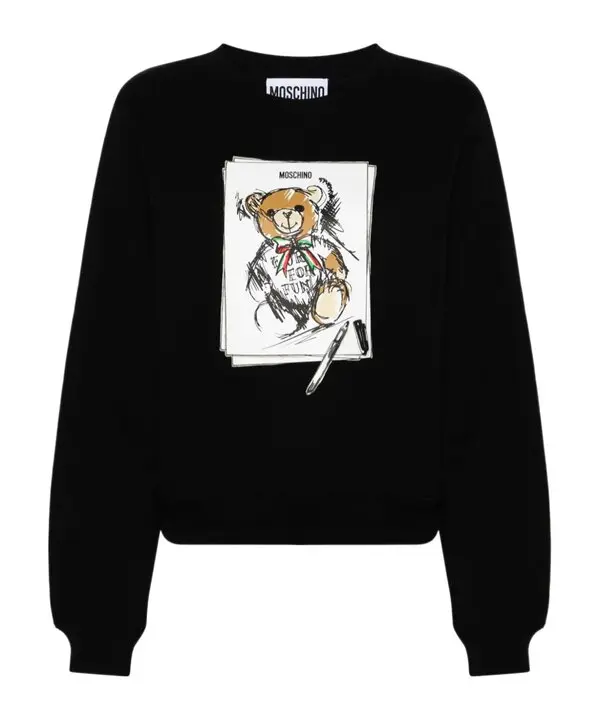 Moschino You Can't Be Serious" Sweatshirt - Black