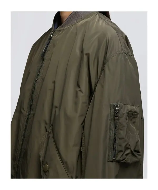 Aspesi Zip-up Bomber Jacket With Drawstring Hem