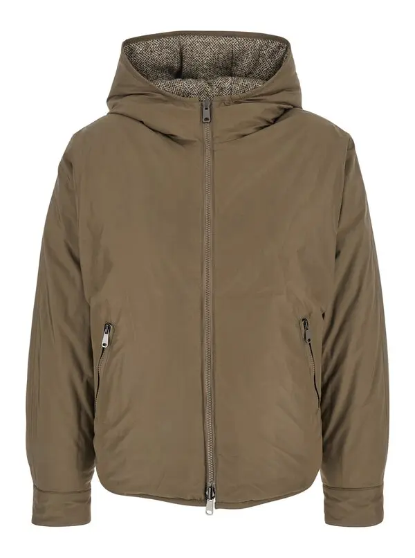 Brunello Cucinelli Quilted Hooded Jacket
