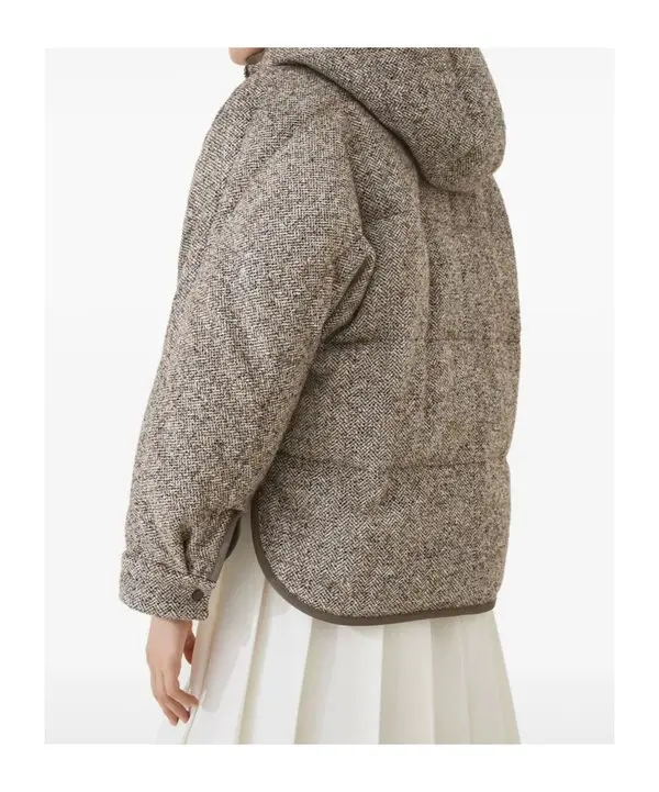 Brunello Cucinelli Quilted Hooded Jacket