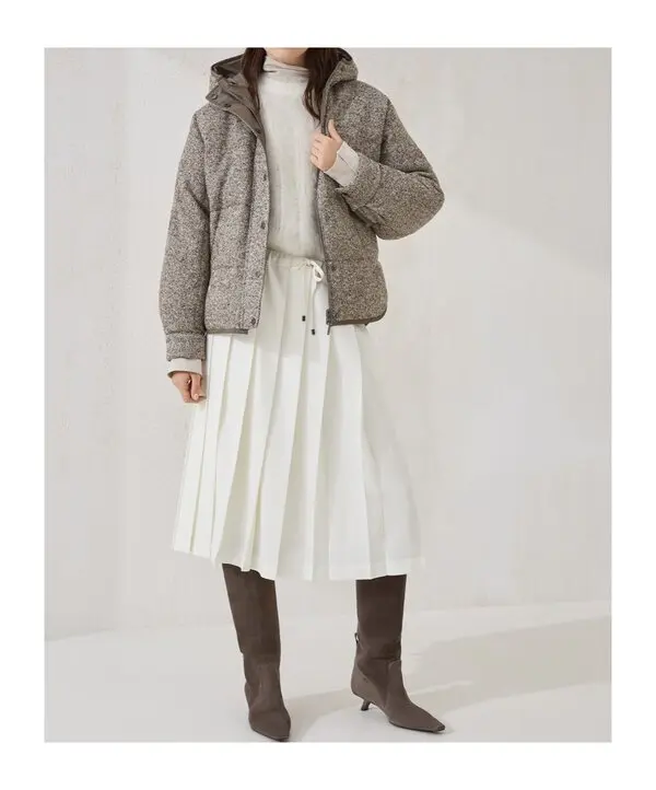 Brunello Cucinelli Quilted Hooded Jacket