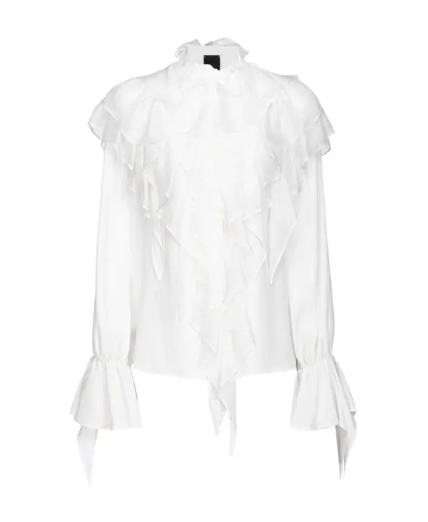 Pinko Ruffled Detailed Blouse - White