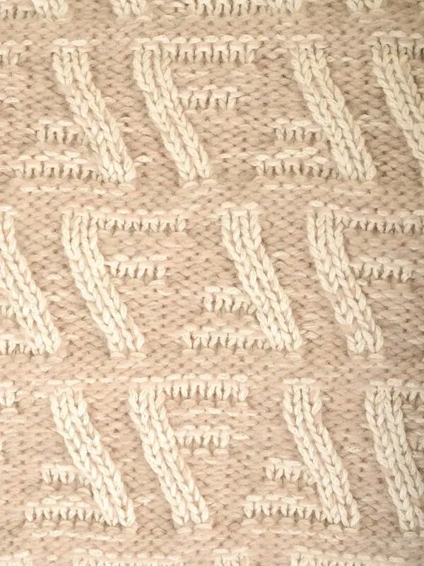 Fendi Ff Motif Turtleneck Knit Jumper