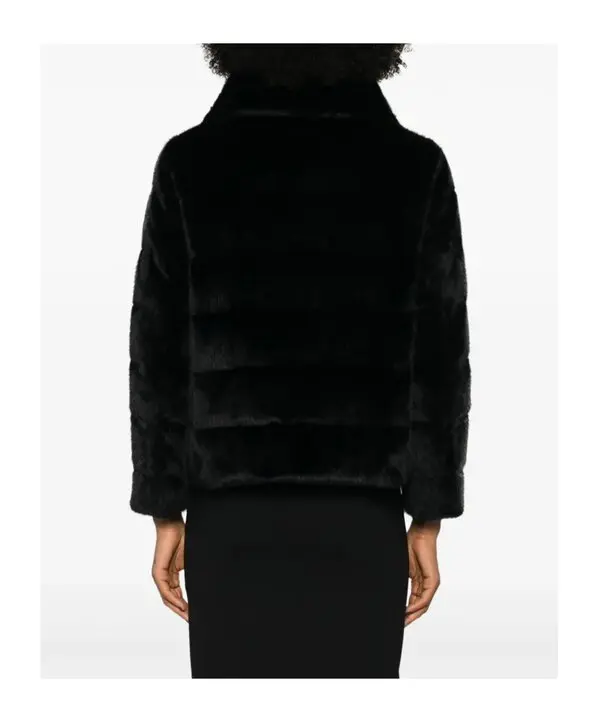 Herno Two-way Zip Down Jacket - Black