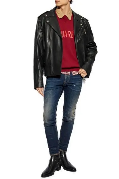 Dsquared2 Logo Printed Crew Neck Sweatshirt
