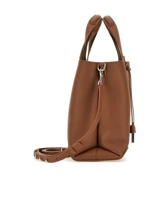 Hogan Top Handle Shoulder Bag - Brown