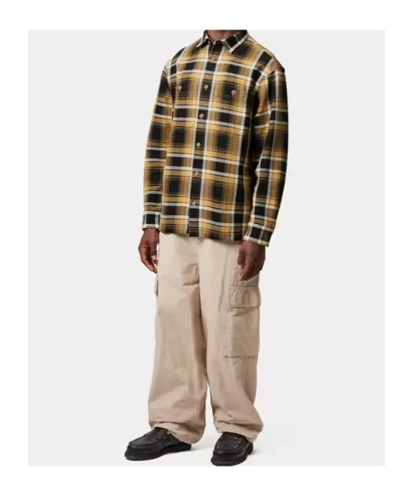 Carhartt Work In Progress Vaughn Plaid Pocket Shirt - Brown