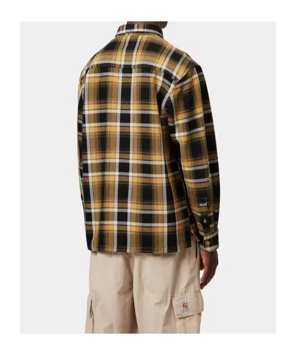 Carhartt Work In Progress Vaughn Plaid Pocket Shirt - Brown