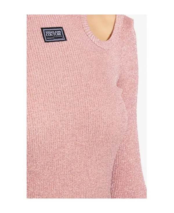 Versace Cut-out Long-sleeved Dress