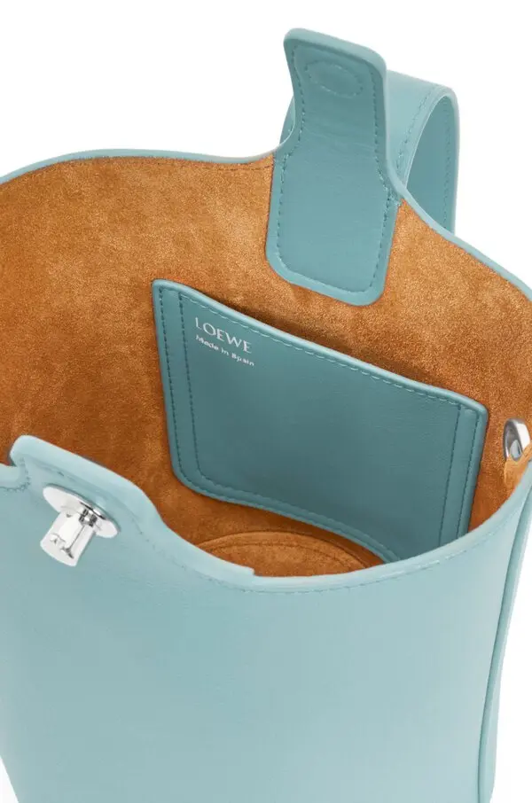 Loewe Pebble Mini Bucket Bag - Aqua