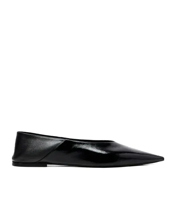 Saint Laurent Pointed Toe Slip-on Flats