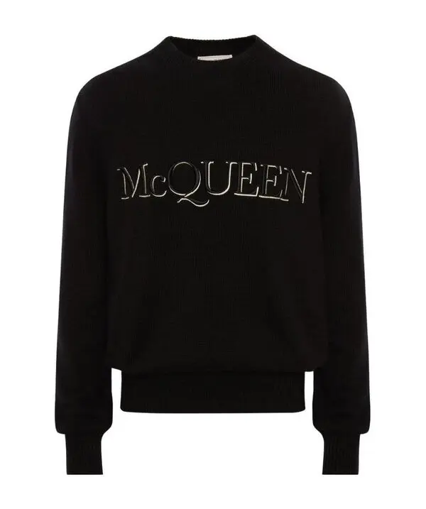 Alexander McQueen Embroidered Logo Crewneck Sweatshirt