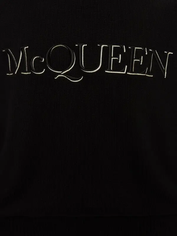 Alexander McQueen Embroidered Logo Crewneck Sweatshirt