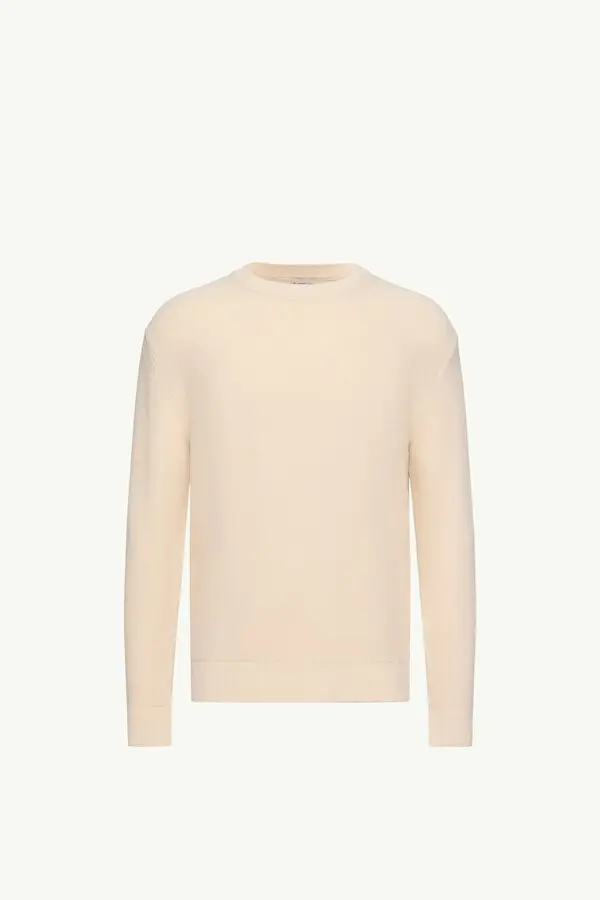 Moncler Logo Patch Crewneck Jumper