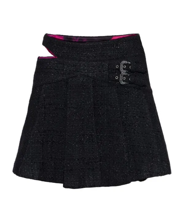 Versace Pleated Mini Skirt