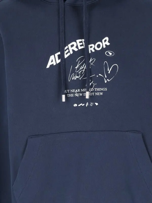 ADER ERROR Oversized Embroidered Hooded Sweatshirt