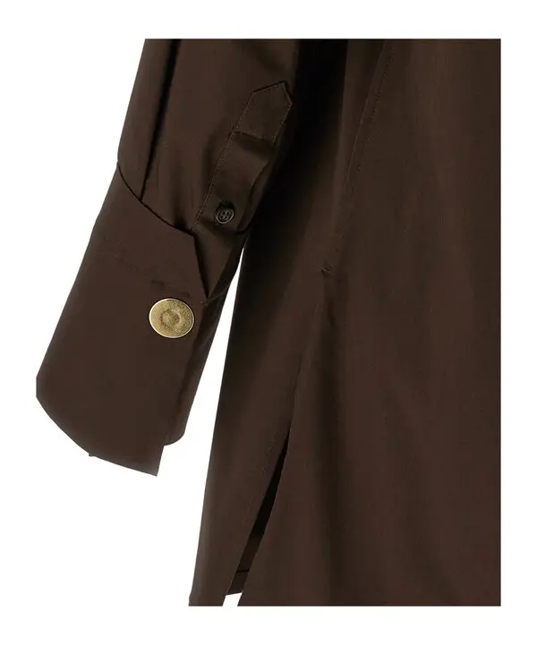 DARKPARK Jodie Popeline Tunic Style Shirt With Metal Snaps - Black