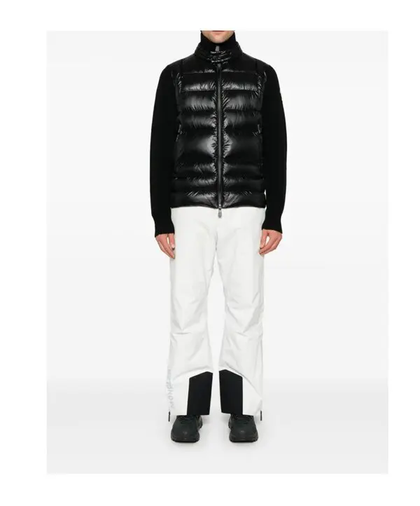 Moncler Padded Zip-up Cardigan - Black