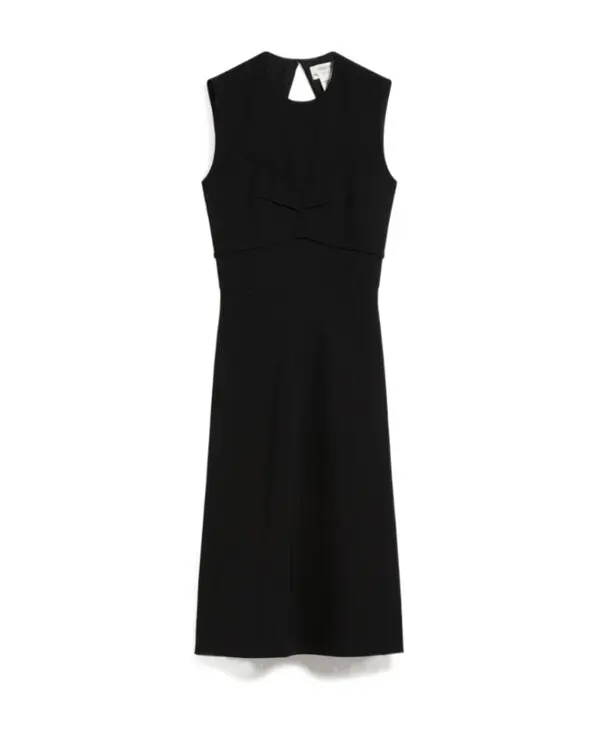 Sportmax Sleeveless Open Back Fishtail Midi Dress