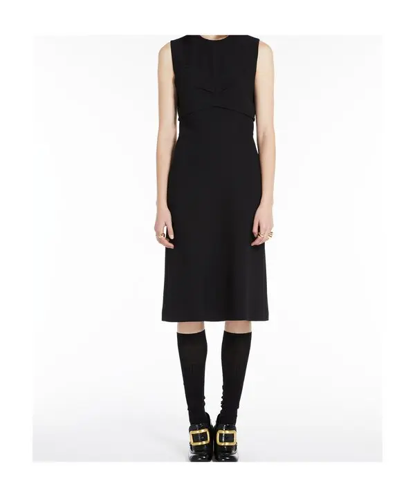Sportmax Mirto Crewneck Sleeveless Dress