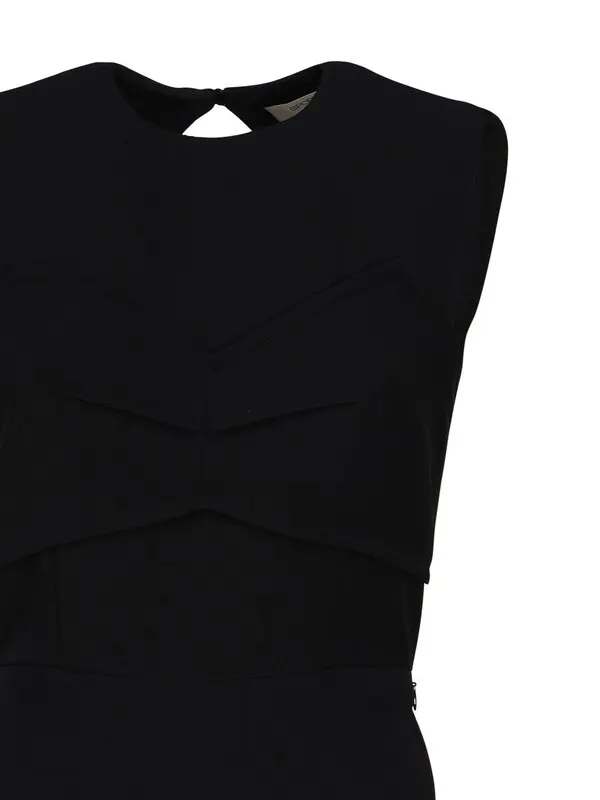 Sportmax Mirto Crewneck Sleeveless Dress