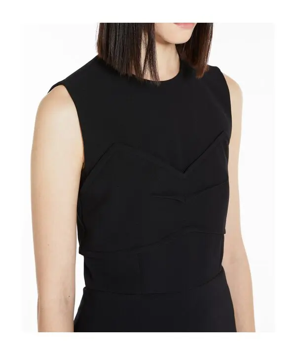 Sportmax Mirto Crewneck Sleeveless Dress