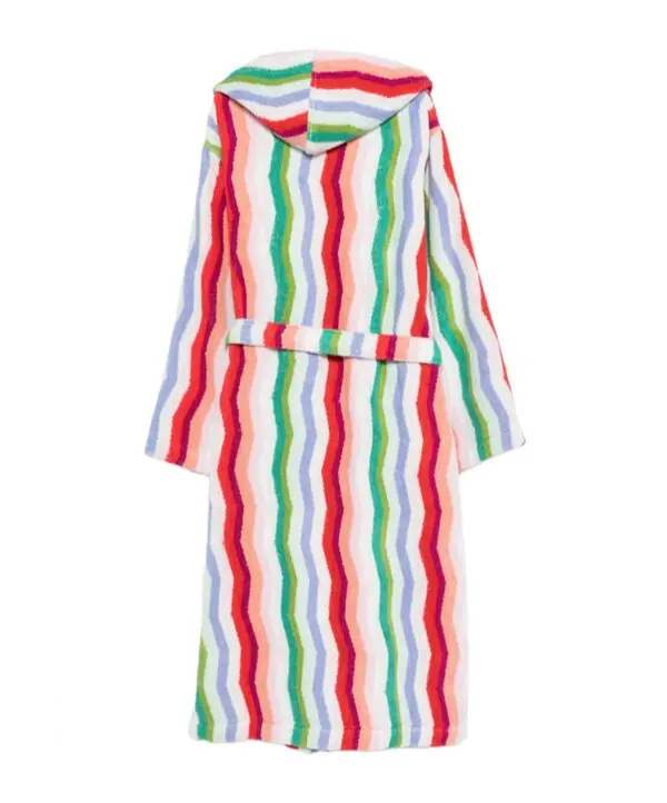 Missoni Hooded Stripe-pattern Bath Robe