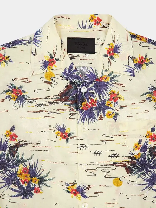 Prada Graphic Printed Short-sleeved Shirt
