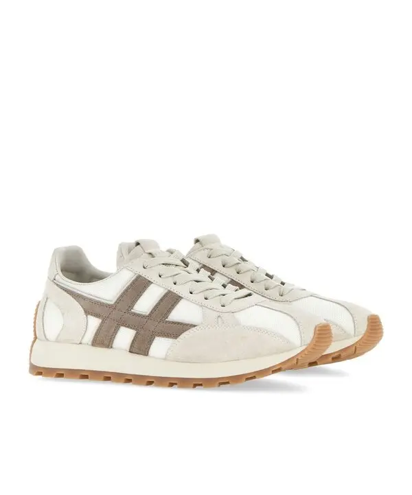 Hogan H671 Side Logo Patch Sneakers - White