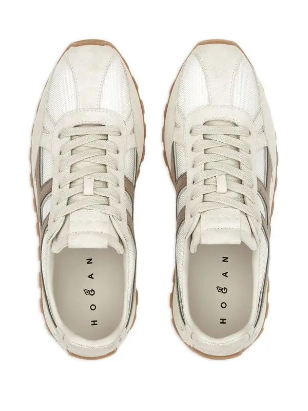 Hogan H671 Side Logo Patch Sneakers - White