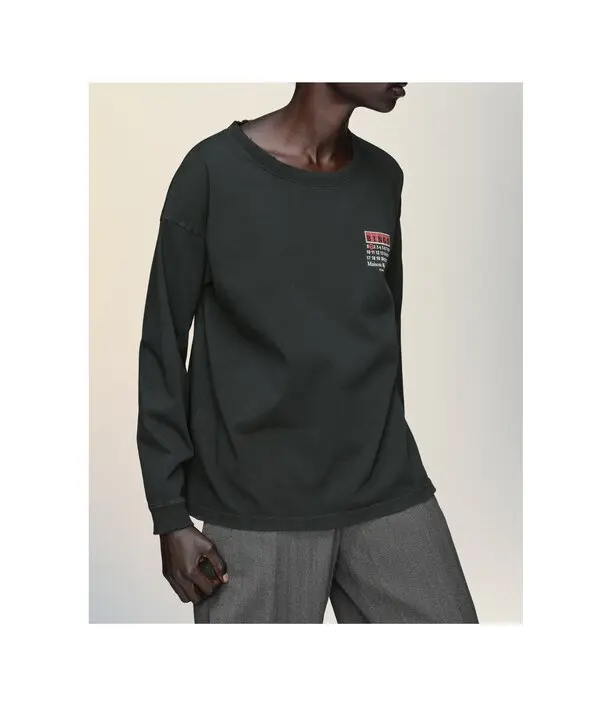 MAISON MARGIELA Long Sleeve Bingo Graphic T-shirt