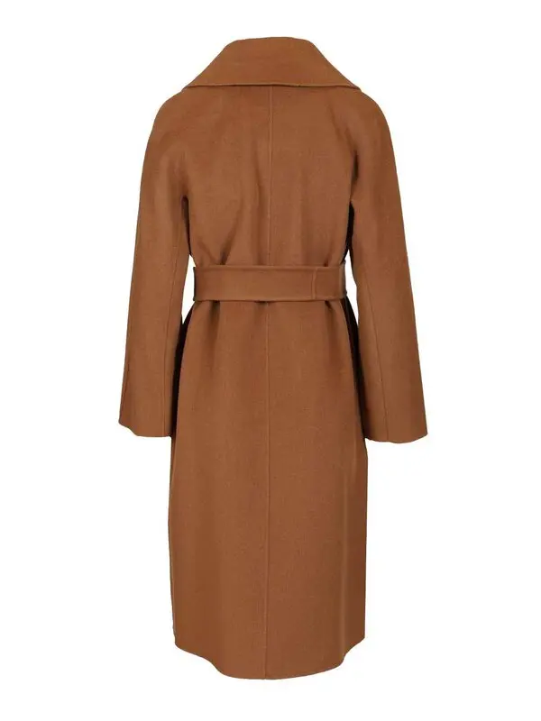 Max Mara Cles Belted Coat - Hazelnut Brown