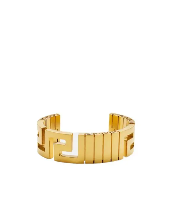 Versace Greca Cuff Bracelet - Light Gold