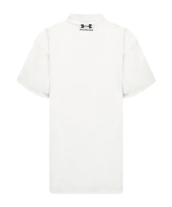 Balenciaga Logo Embroidered Crewneck T-shirt