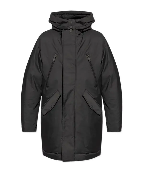 Dsquared2 Hooded Funnel Neck Coat