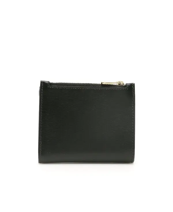FERRAGAMO Vara Bow Compact Wallet - Black