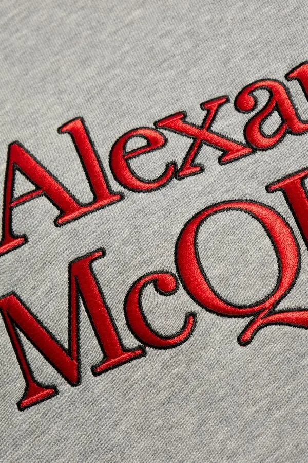 Alexander McQueen Logo Embroidered Crewneck Sweatshirt