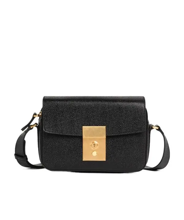 Thom Browne Pebbled Leather Camera Bag - Black