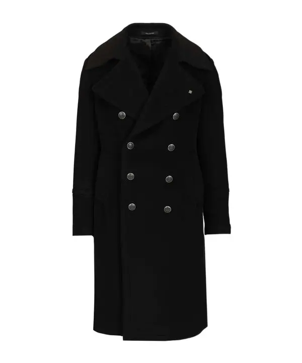 Tagliatore Double-breasted Coat - Black
