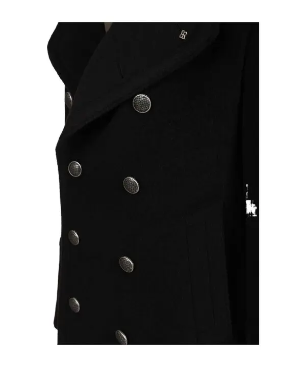 Tagliatore Double-breasted Coat - Black