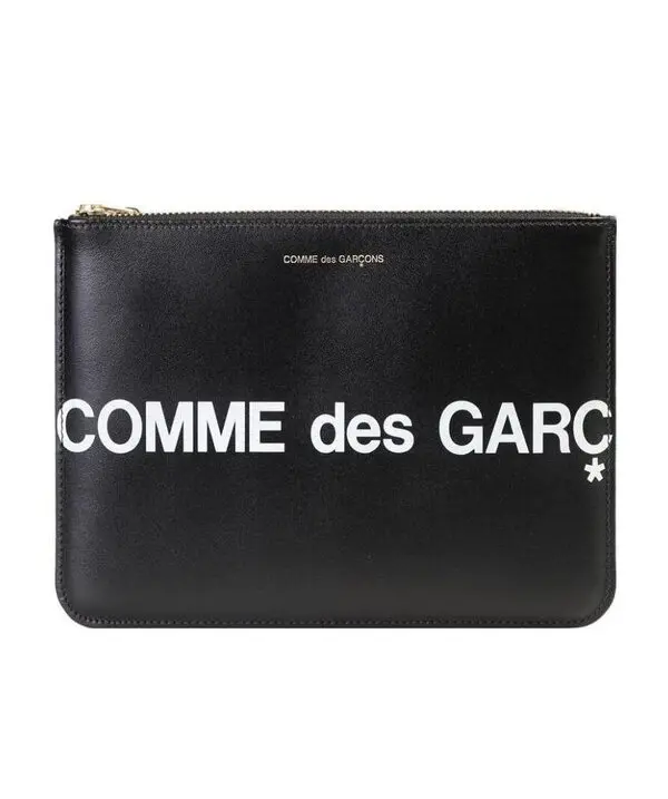 Comme Des Garçons Cdg Huge Logo Wallet - Black